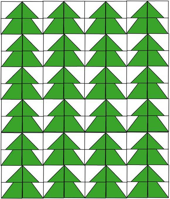 Fir Tree Tessellation - 1725102935 | CFC Origami