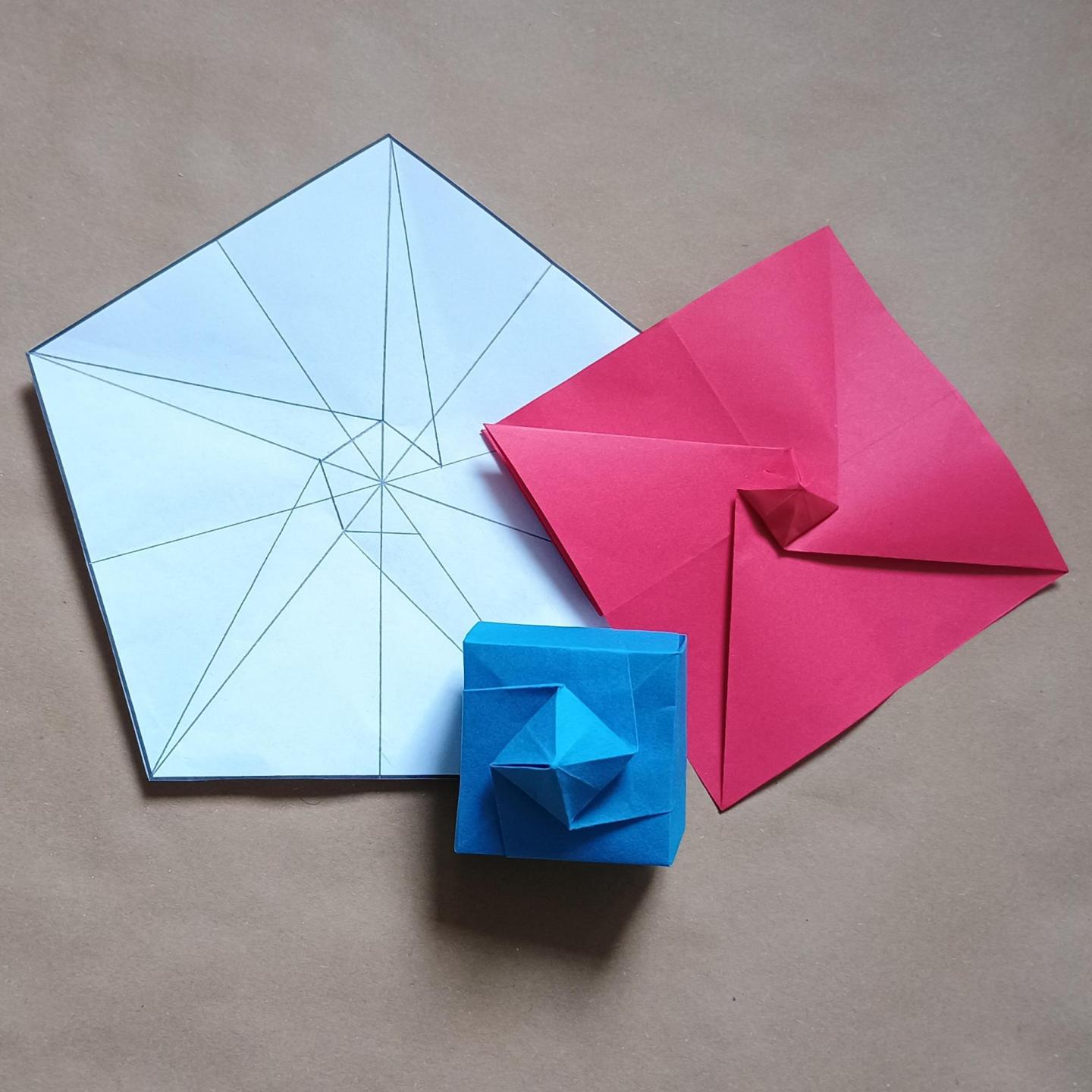 Masu box from a pentagon. - 1742839266 | CFC Origami