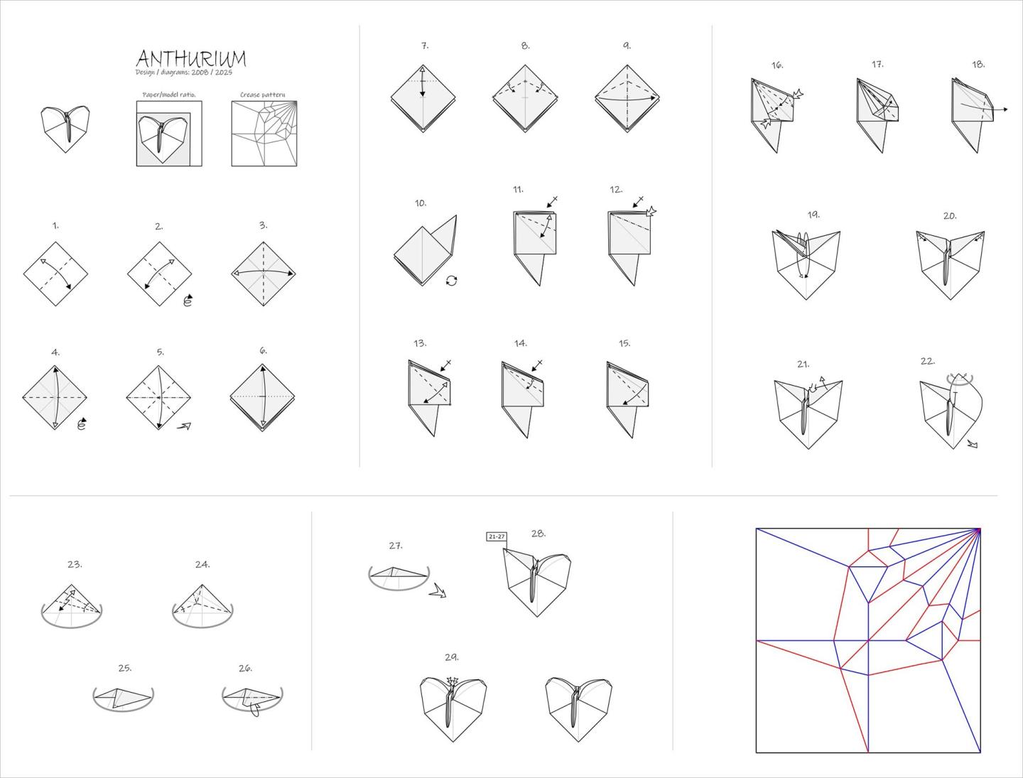 Anthurium - 1751618511 | CFC Origami